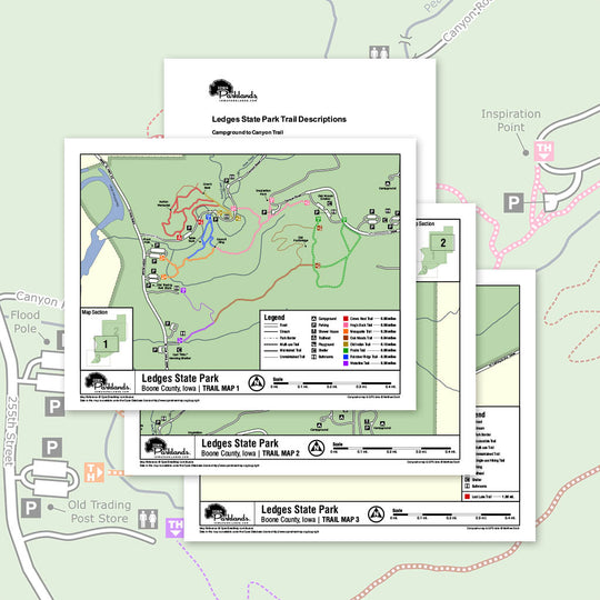 Ledges State Park Trail Map Printable Download – Iowa Parklands
