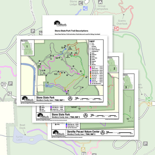 Stone State Park Trail Map Printable Download – Iowa Parklands